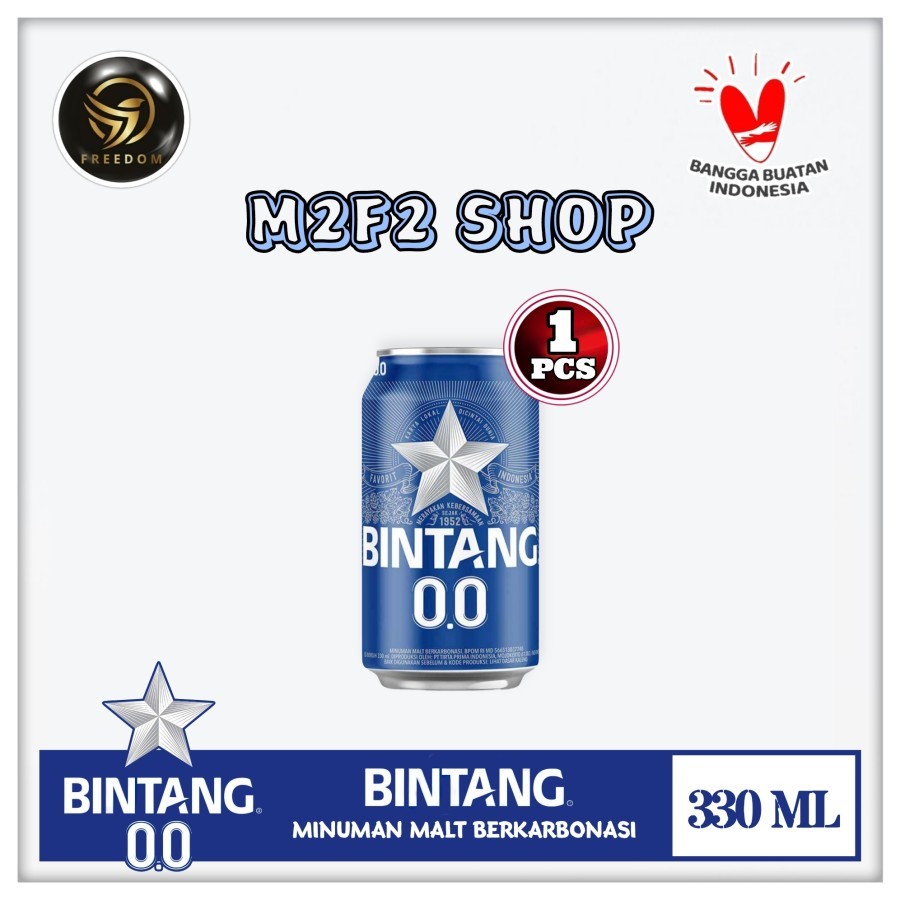 Jual Bintang Zero 0,0% Original Can | Kaleng - 330 ml (Kemasan Satuan ...