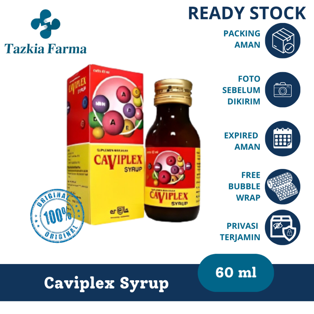 Jual Caviplex Syrup 60 ml | Caviplex Sirup Multivitamin| | Daya Tahan ...