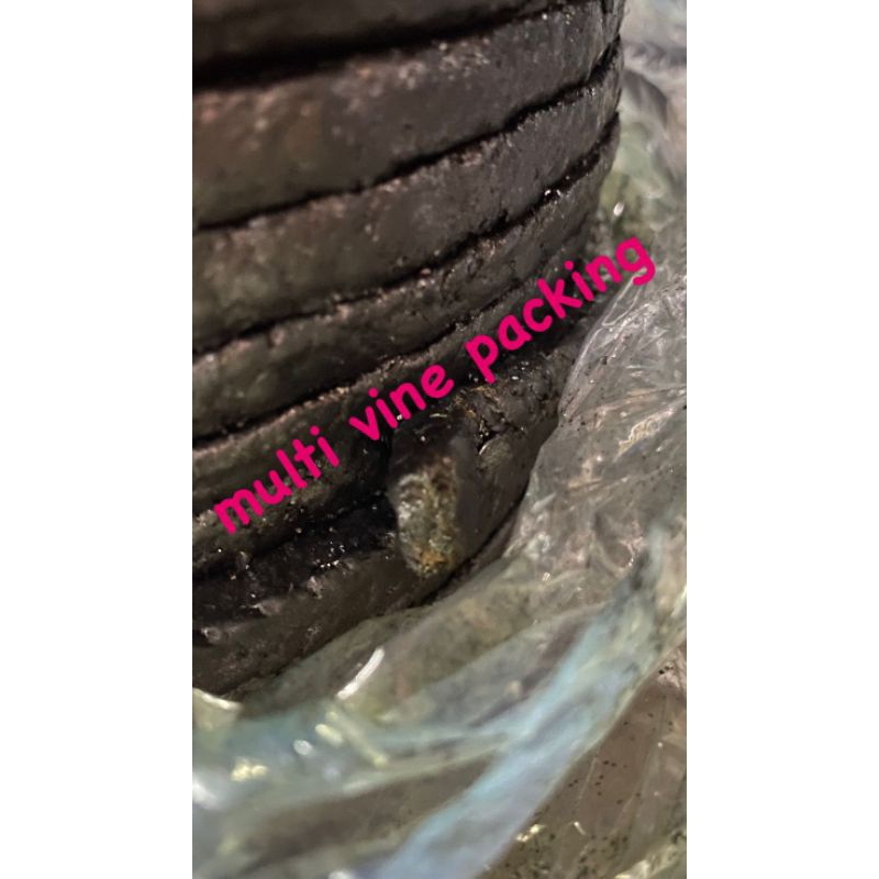 Jual Gland paking stum paking 16mm asbestos graphite 5/8 inch rames ...