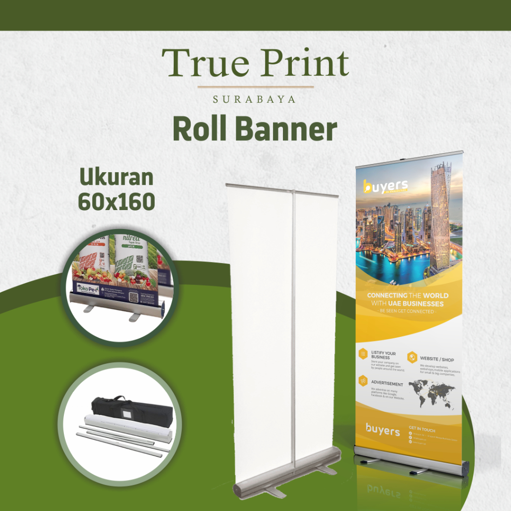 Jual Roll Up Banner / Roll Banner / Cetak Roll Up Banner / Cetak Roll Banner | Shopee Indonesia
