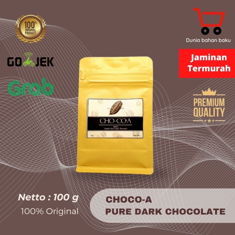 Jual Bubuk DARK CHOCOLATE Powder 100% Dark Chocolate Special Minuman ...