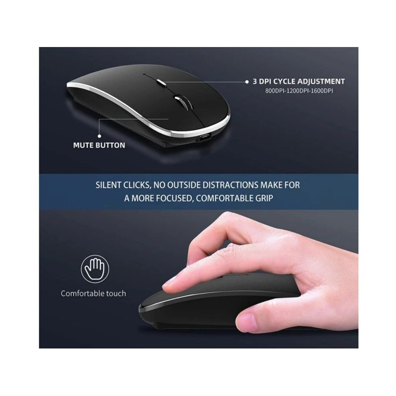 Jual tablet wireless mouse slim USB type c 2 in 1 laptop ultra thin ...