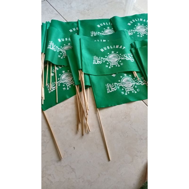 Jual bendera tangan Muslimat NU | Shopee Indonesia