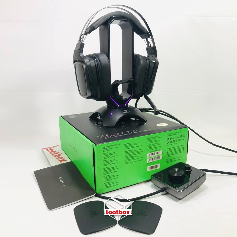 Jual Headset Gaming Wired 3.5mm USB Razer Tiamat True 7.1 v2 - SECOND ...