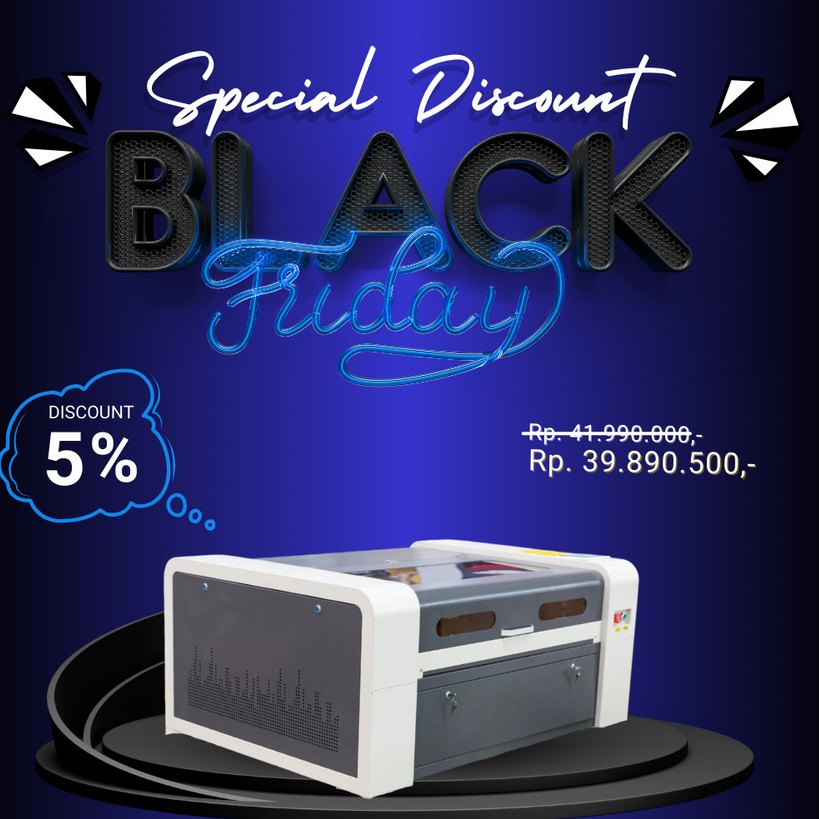 Jual Zaiku CNC LS-6090 dengan 100 Watt Laser CO2 untuk Cutting dan Grafir | Shopee Indonesia