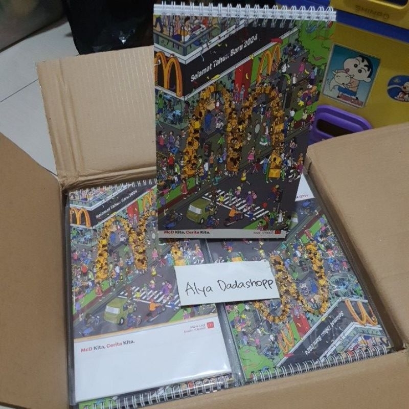 Jual Kalender Meja Mcdonald Mcd 2024 Tanggalan Original Mcdonald ...