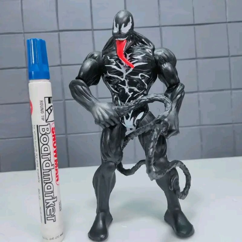 Jual mainan action figureblack venom symbiotenon ori recast figure ...