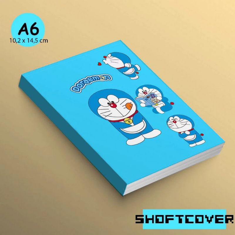 Jual Pocket notebook A6 Doraemon NA6002 - buku saku diary resep catatan | Shopee Indonesia