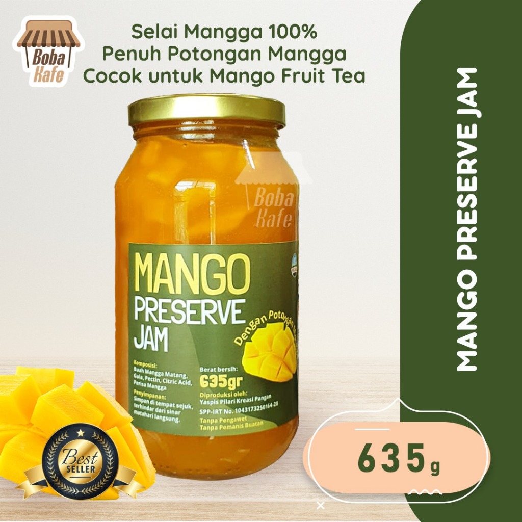 Jual PILARI SELAI BUAH MANGGA ASLI - PRESERVE JAM MANGO @635GR | Shopee ...