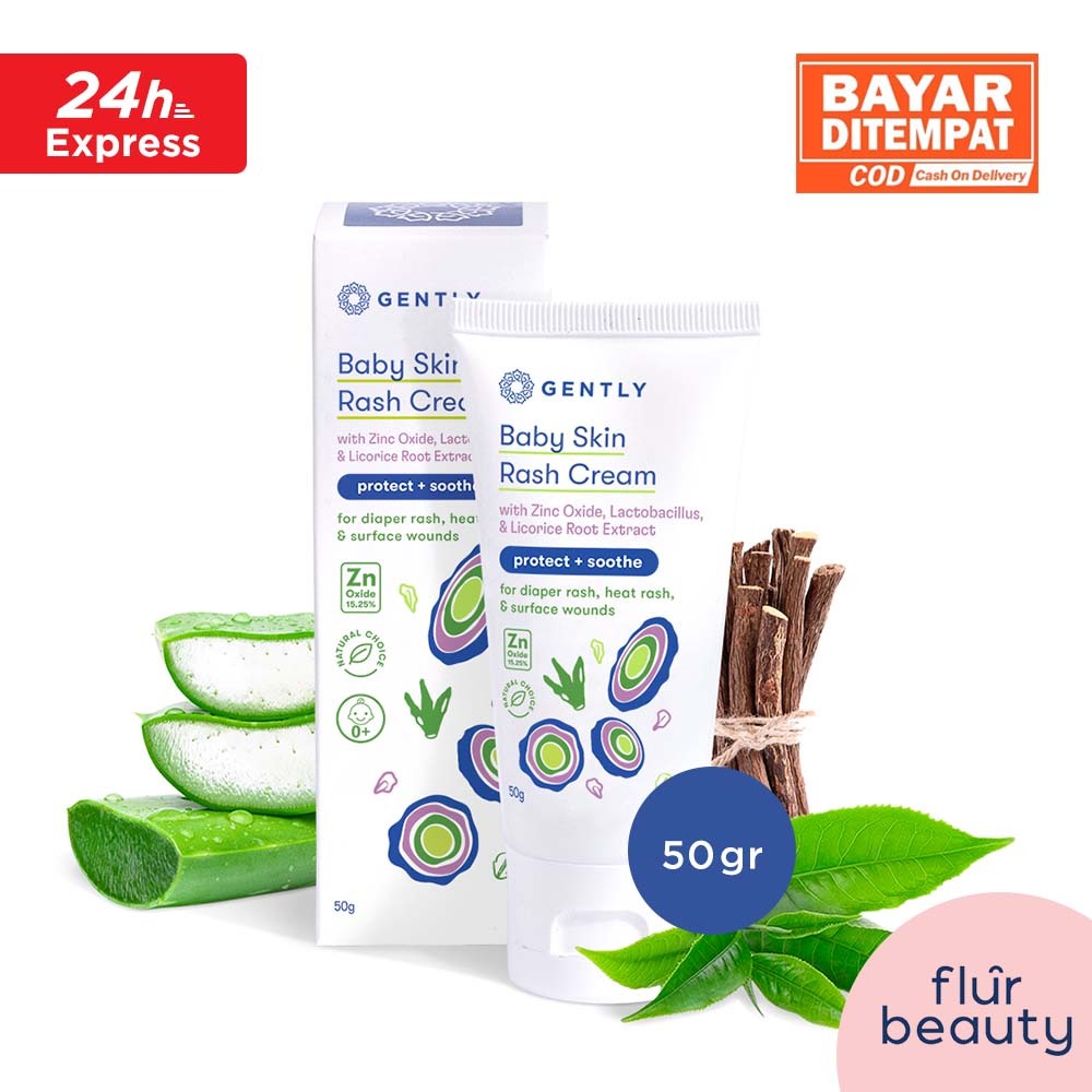 Jual Gently - Baby Body Rash Cream Krim Pereda Ruam Popok pada Bayi ...
