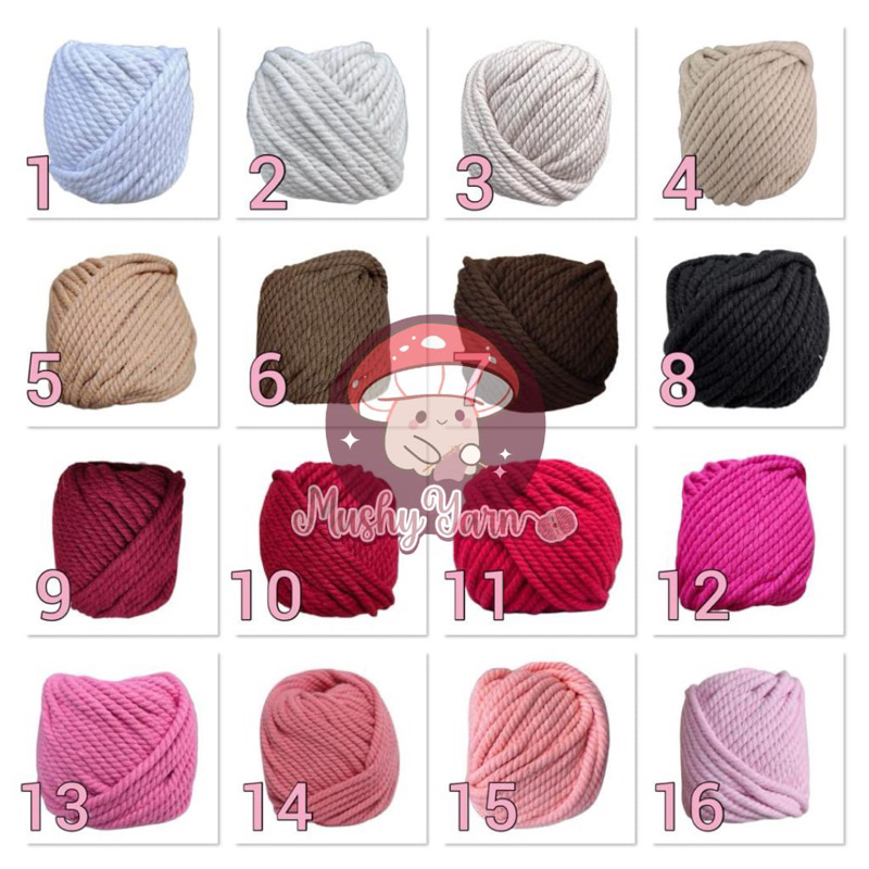Jual BENANG TALI KATUN MACRAME / MAKRAME 4MM-100GR | Shopee Indonesia