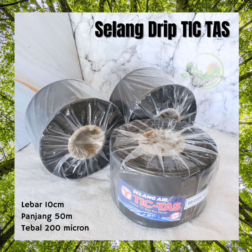 Jual Selang Drip Tic tas/ Selang irigasi Lebar 10Cm x 50M Tebal 200 ...