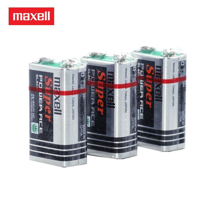 Jual Baterai Kotak 9V MAXELL Original Battery KOTAK Super Power Ace ...