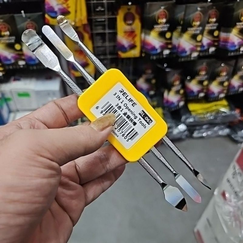 Jual TOOLS OPENING TOOLS IRON RELIFE RL-065 (3PCS 1 SET) | Shopee Indonesia