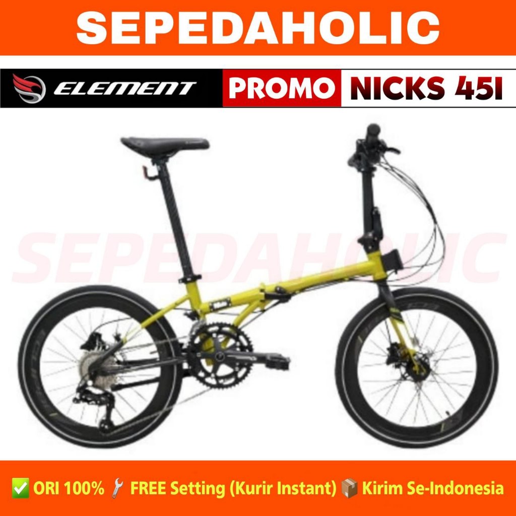 Jual Sepeda Lipat ELEMENT NICKS 451 20 / 22 Inch Chromoly 10 Speed ...
