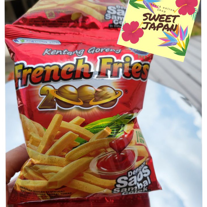Jual Ready PROMO!!! CHIKI FRENCH FRIES 2000 1 DUS ISI 40 RENCENG ...