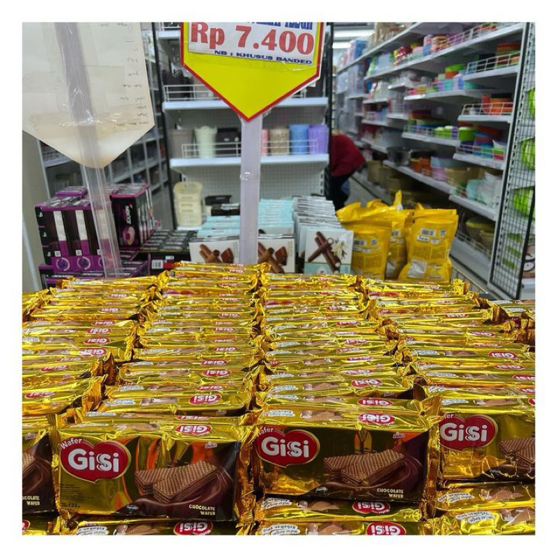 Jual GISI WAFER COKELAT 122GR PROMO ED OCT 2024 | Shopee Indonesia