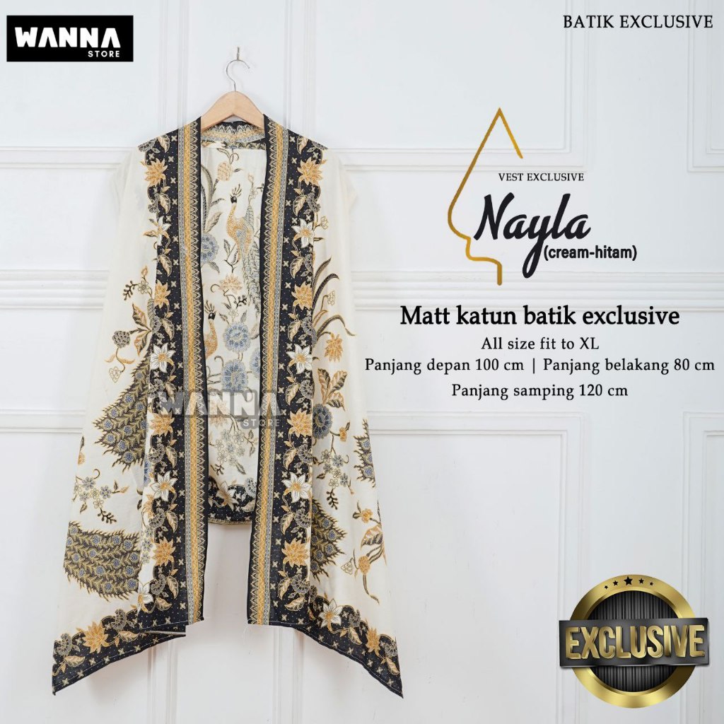 Jual VEST BATIK OUTER CARDIGAN TRENDY OUTFIT UNGGUL ELEGAN | Shopee ...