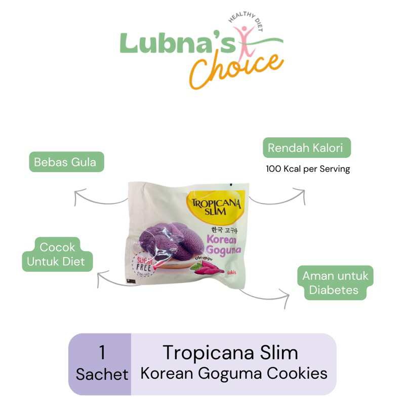 Jual Tropicana Slim Korean Goguma Cookies 1 Sachet | Shopee Indonesia