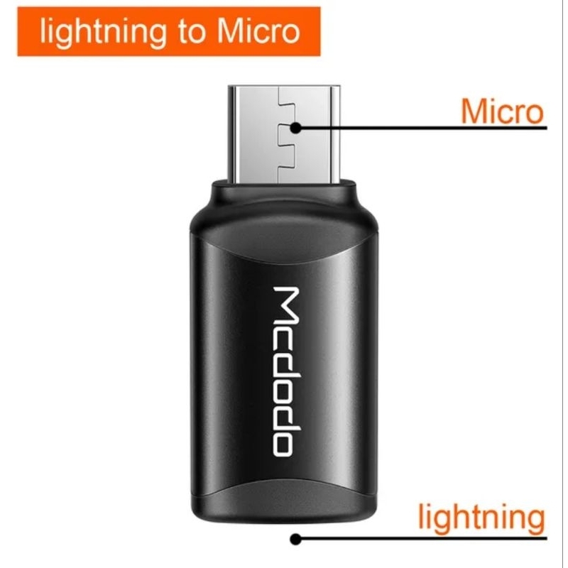 Jual MCDODO Adapter Converter Type C Micro USB Lightning Connector ...