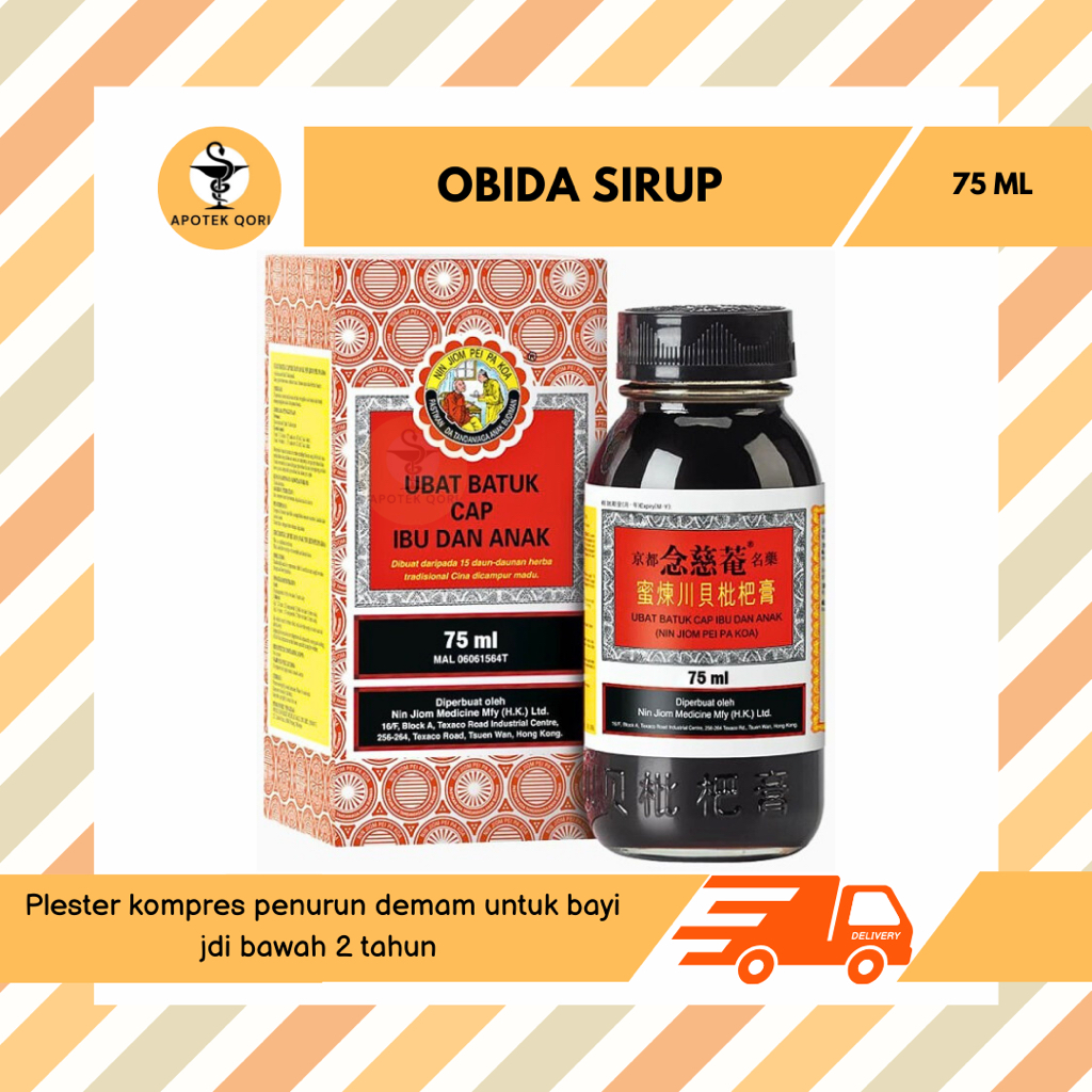 Jual OBAT BATUK CAP IBU DAN ANAK 75 ML/OBIDA | Shopee Indonesia