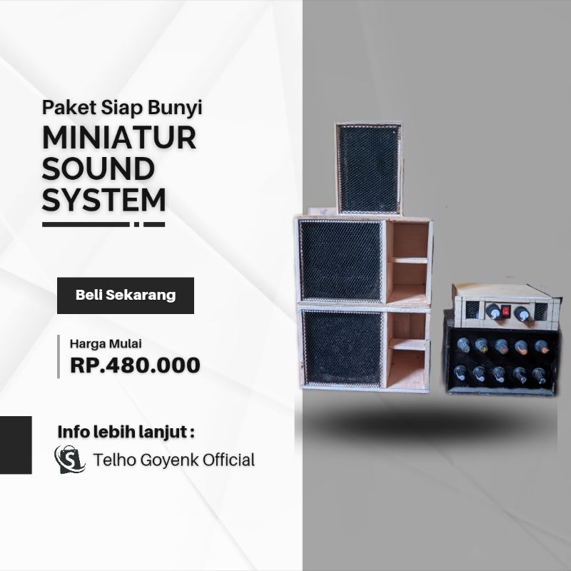 Jual MINIATUR SOUND SYSTEM SIAP BUNYI | Shopee Indonesia