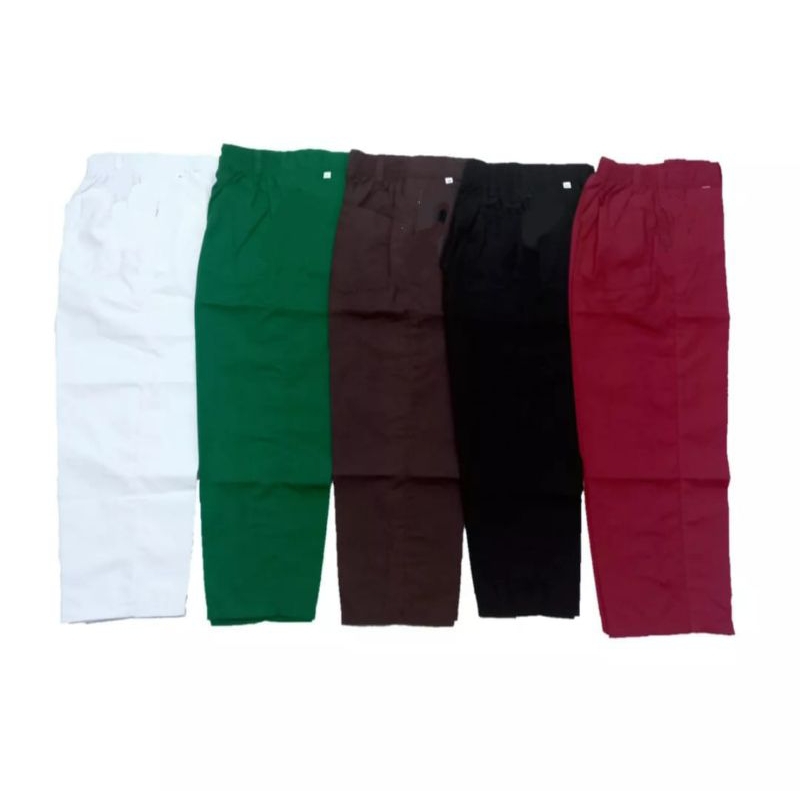 Jual CELANA PANJANG Sekolah SD Laki SD Seragam Sekolah SD Pramuka MI Warna MERAH PUTIH HITAM ...