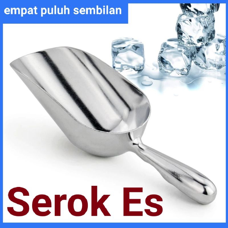 Jual serok es batu / serok serbaguna / sendok cekung / sekop beras ...