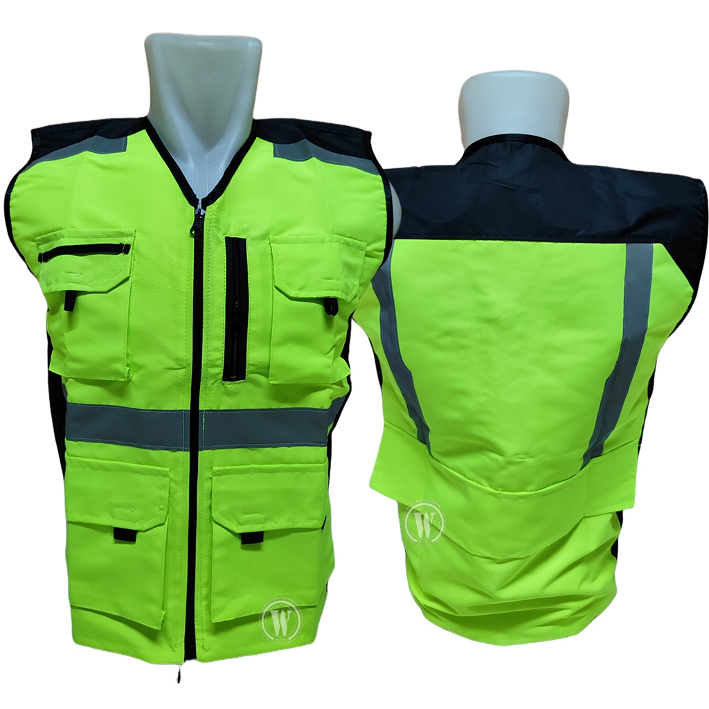 Jual Rompi Safety Warna Stabilo Bahan Taslan WaterProof High Quality ...