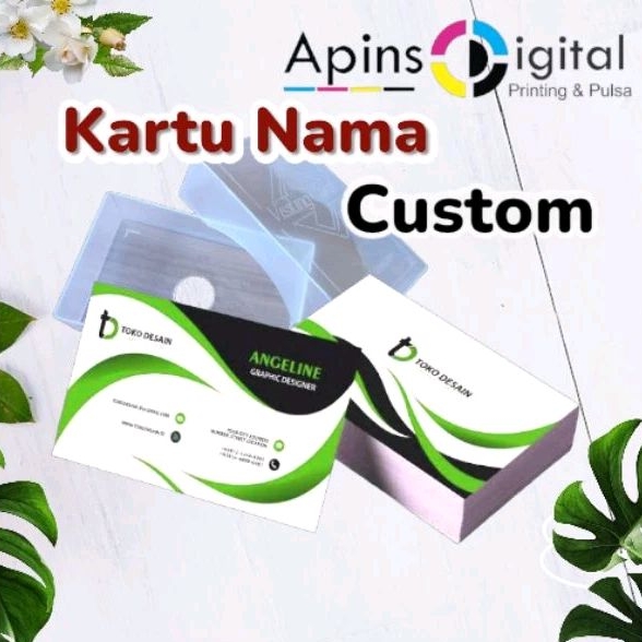Jual Custom Kartu Nama /Name Tag /Kartu Ucapan | Shopee Indonesia