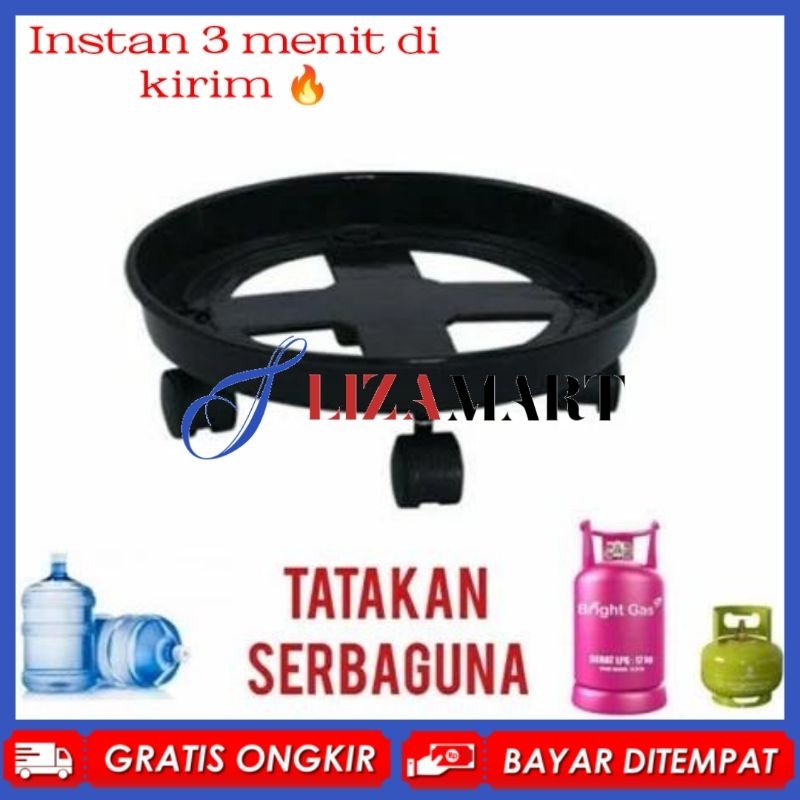 Jual Lori Serbaguna Tempat Tatakan Roda Tabung Gas Alas Lori Bulat ...