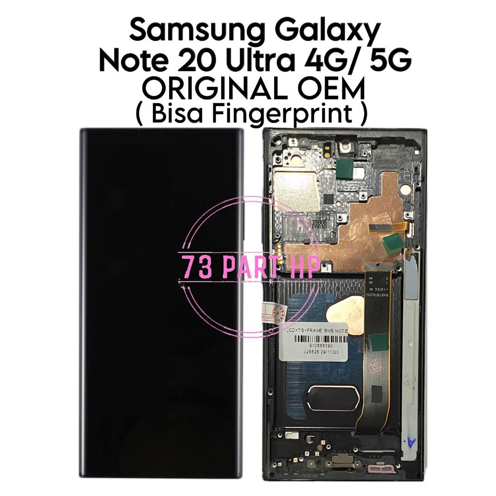 Jual ORIGINAL OEM - LCD Touchscreen Fullset + Frame Samsung Galaxy Note ...