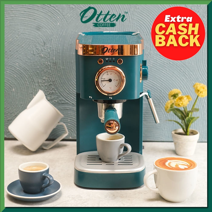 Jual Otten - Mesin Kopi Espresso 15 Bar (Retto Blue) - Espresso Coffee ...