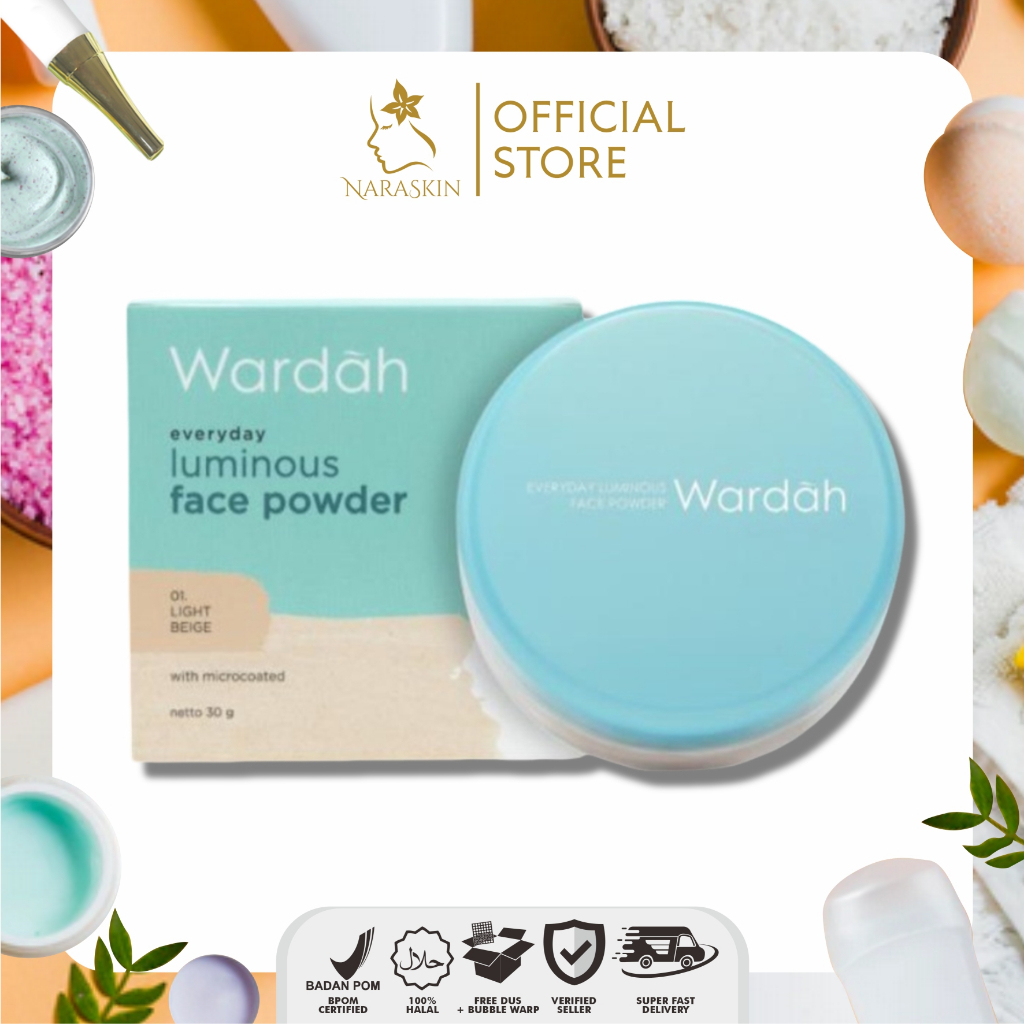 Jual Wardah Everyday Luminous Face Powder - 30 gr | Shopee Indonesia