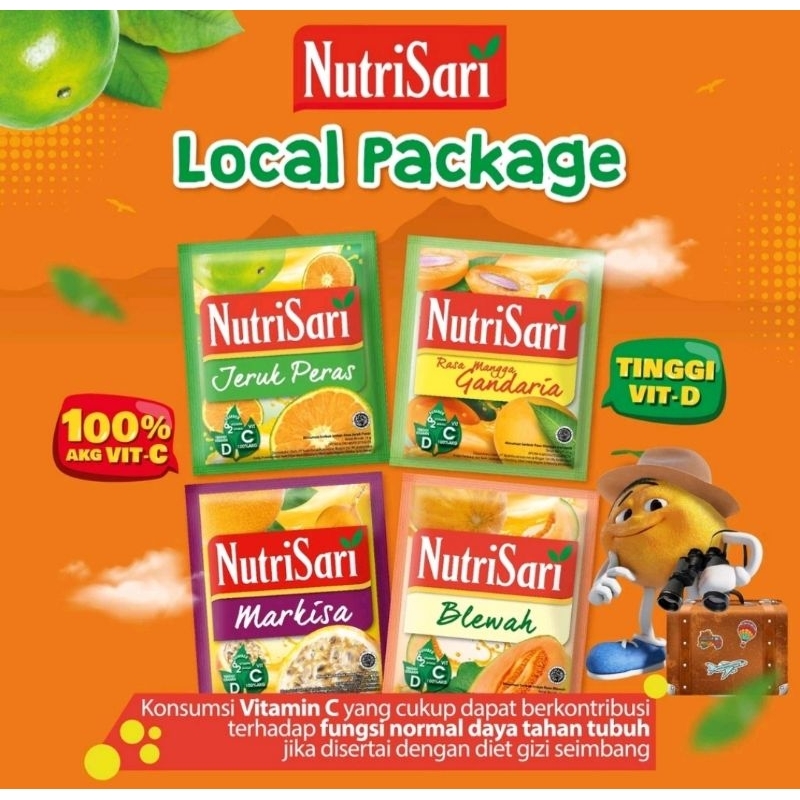 Jual Nutrisari Local Package - Minuman Buah Vitamin C (1sachet ...