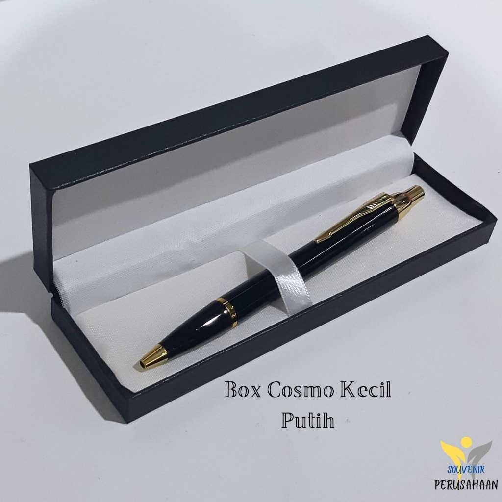 Jual Kotak Pulpen Cosmo Putih Kecil/Box Pen Ekslusif/Tempat Pulpen ...