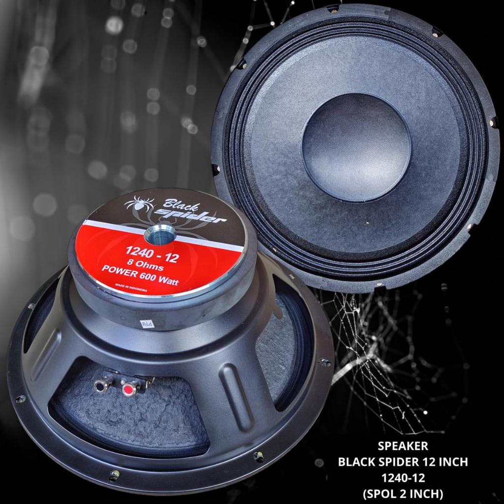 Jual Speaker Black Spider 12 Inch 1240 - 12 BS 12 1240-12 Black Spider ORI | Shopee Indonesia