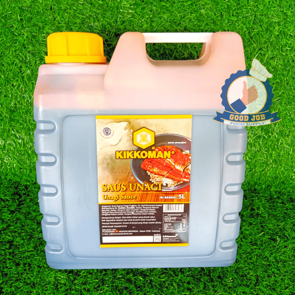 Jual KIKKOMAN Saos Unagi 5 Liter Halal - Unagi Sauce Halal Jerigen ...