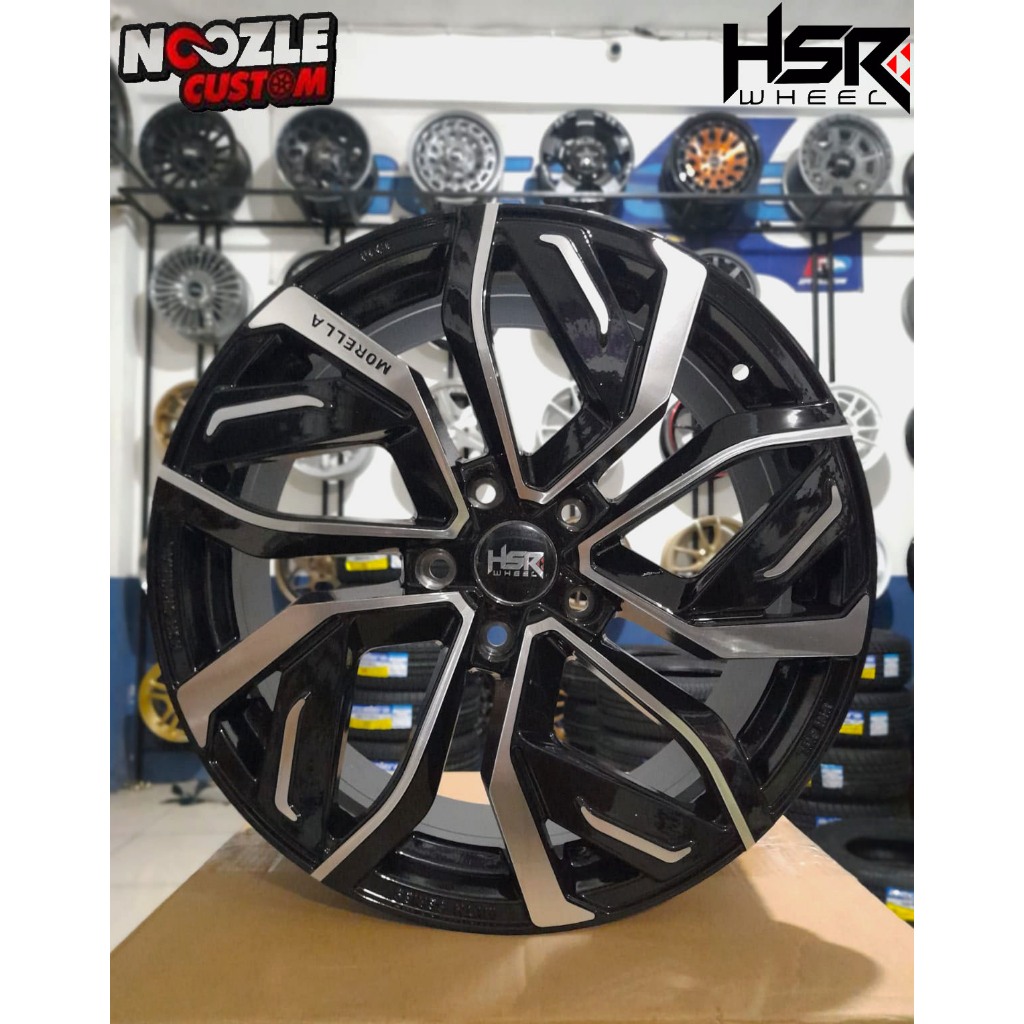 Jual Velg Mobil Innova Xpander Terios R18 HSR MORELLA Pelek Racing ...
