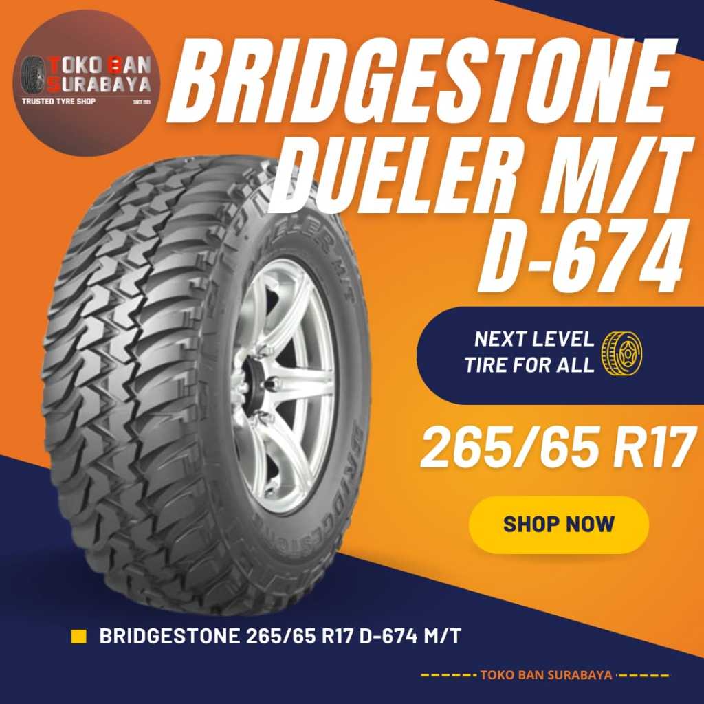 Jual Ban Bridgestone BS 265/65R17 265/65 R17 26565R17 26565 R17 265/65 ...