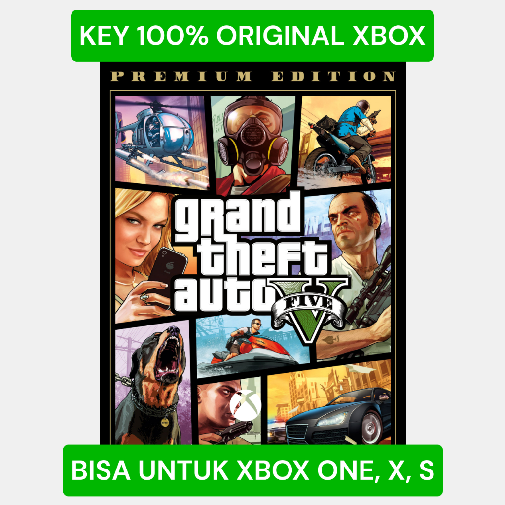 Jual GTA GRAND THIEF AUTO PREMIUM EDITION UNTUK XBOX ONE SERIES S X ...
