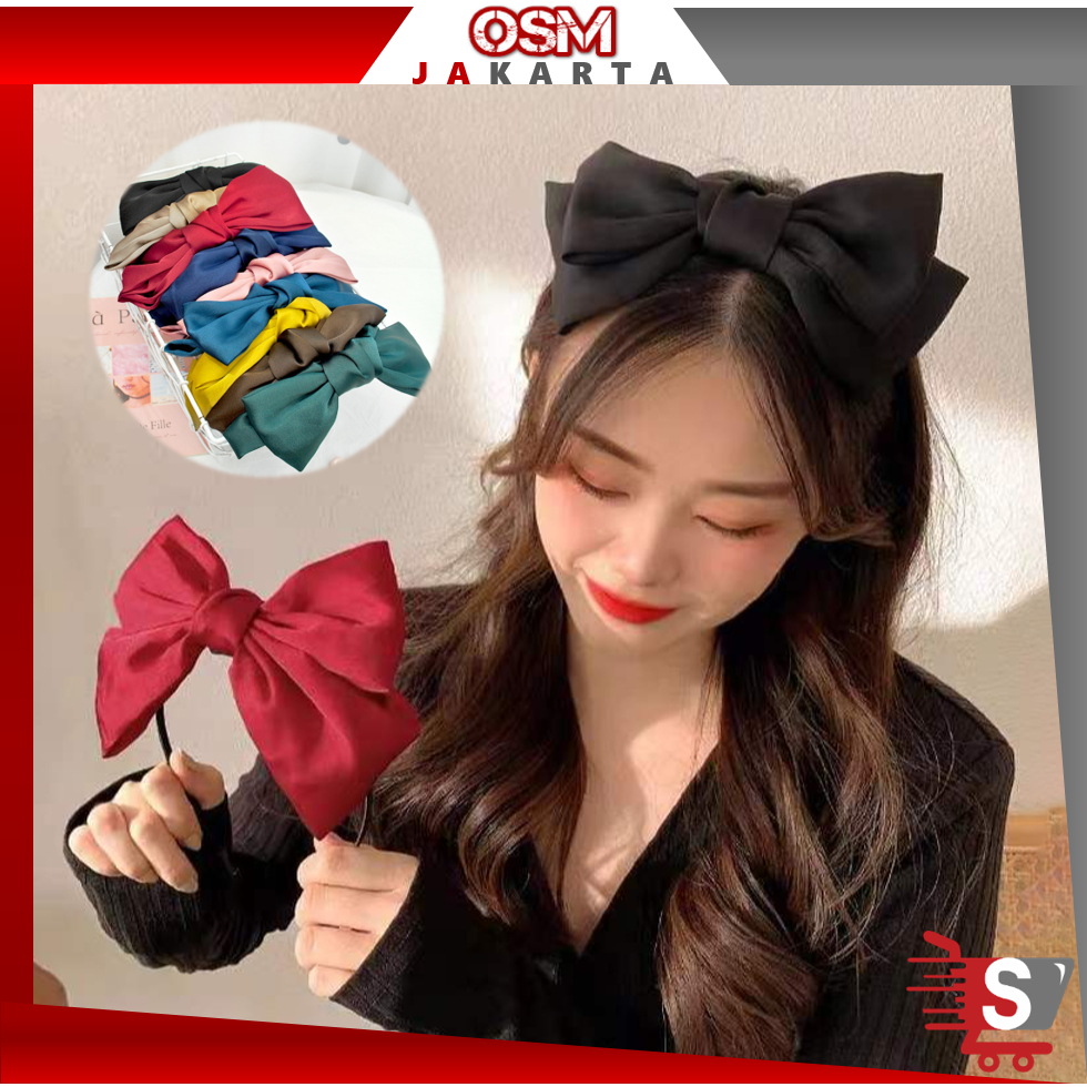 Jual OSM JKT F6084 Bando Pita Korea Fashion / Headband Aksesoris Rambut ...