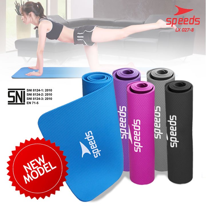 Jual SPEEDS Matras yoga NBR Speeds FREE TAS Karpet Matras Yoga Senam ...