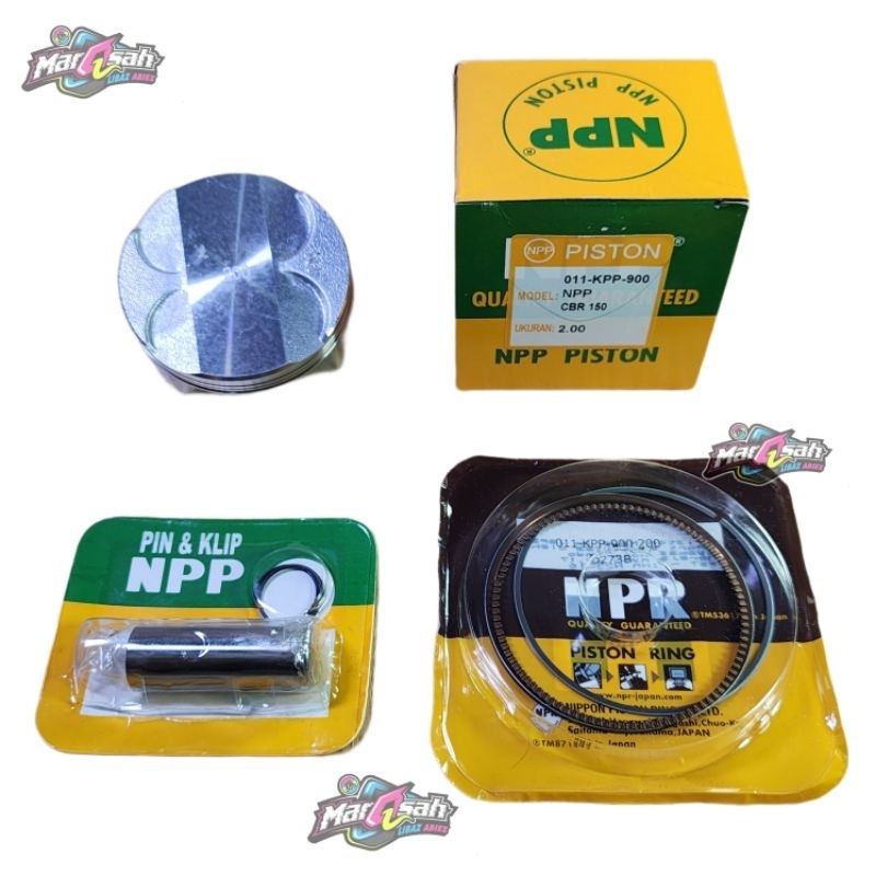 Jual Piston Kit CBR 150 NPP Piston CBR 150 Pin 15 set ring piston STD ...