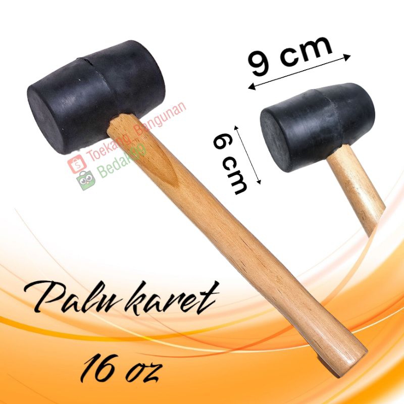 Jual Palu Karet (Lunak) 16 oz / Palu Keramik | Shopee Indonesia