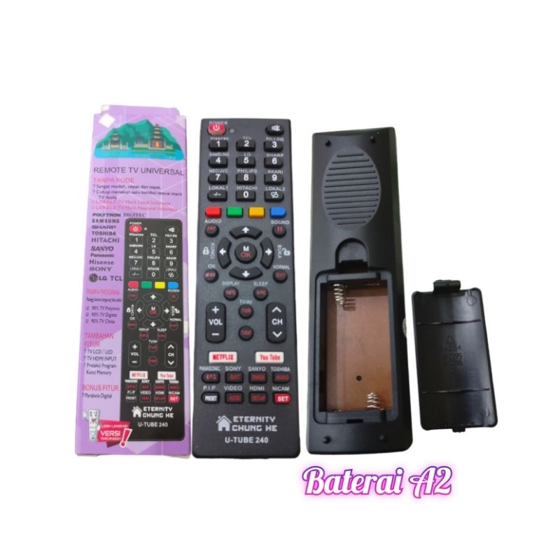 Jual Remote TV Tabung LCD LED Android Smart TV Multi Universal (Polytron/Samsung/Sharp/Toshiba ...