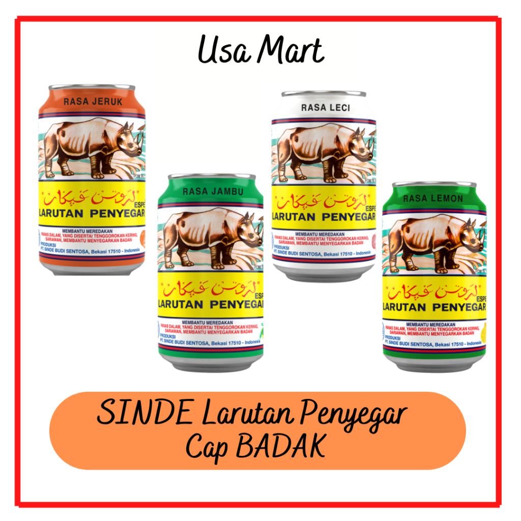 Jual SINDE Larutan Penyegar Cap BADAK (KALENG) | Shopee Indonesia