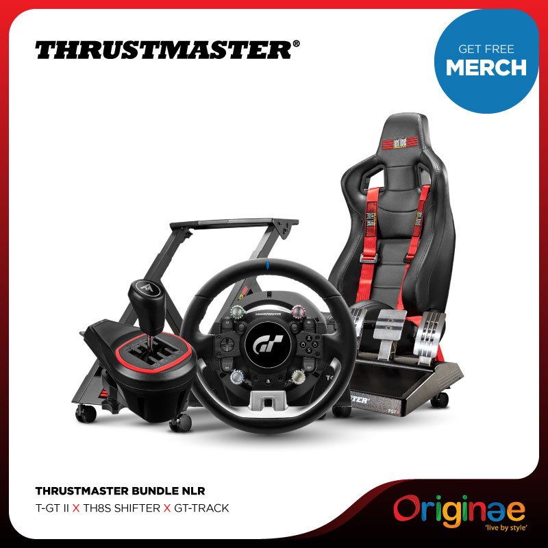 Jual [BUNDLE] Thrustmaster T-GT II + TH8S + Next Level Racing GT Track ...