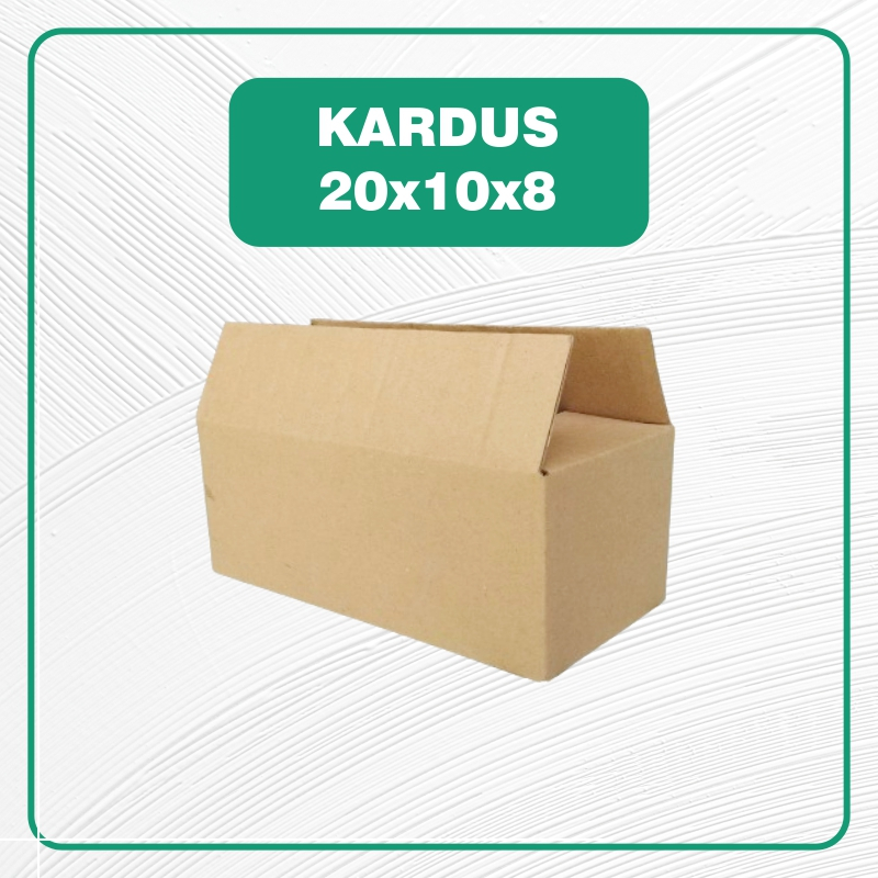 Jual KARDUS 20x10x8 / BOX / KARTON POLOS / PACKING OLSHOP | Shopee ...