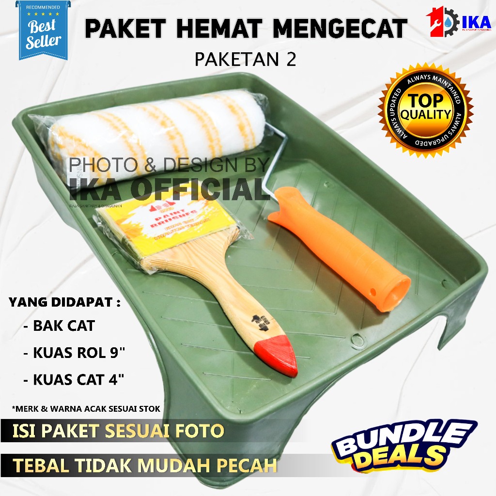 Jual Paket Alat Pertukangan Untuk Cat Tembok Murah = Kuas roll Jumbo ...
